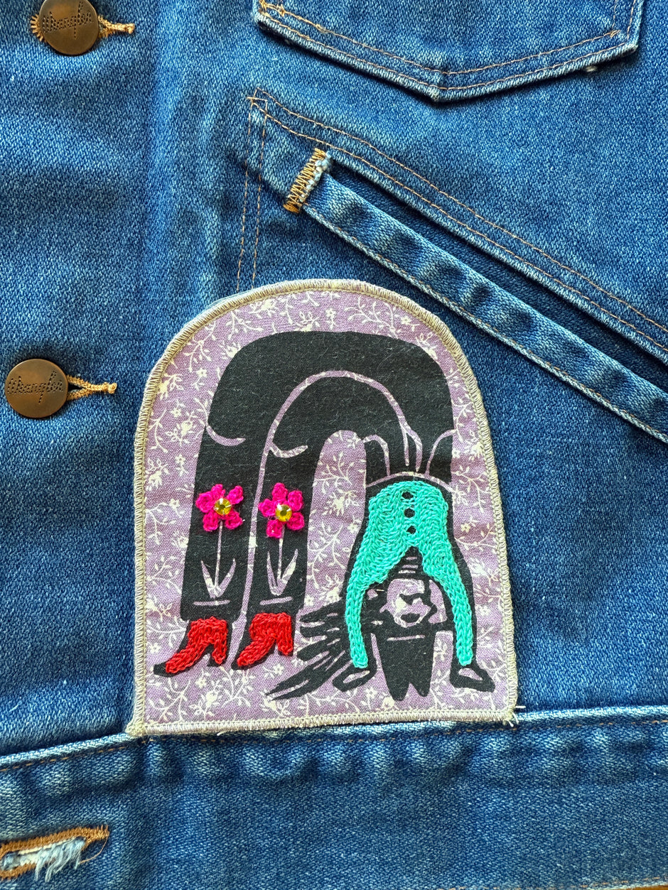 Handmade Embroidered Sew On Patches by Die Trying TX – DieTrying TX